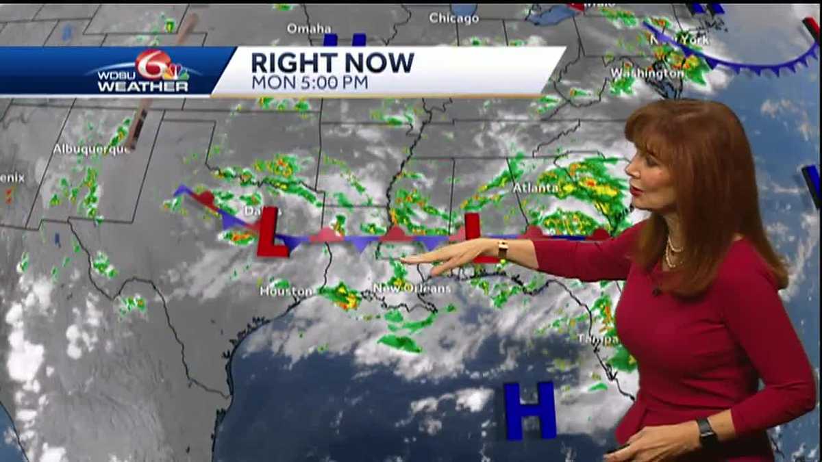 Weak front will help with rain chances