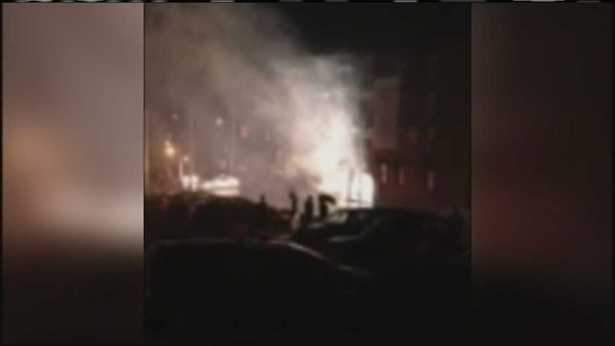 Fallen power line sends sparks flying in Portland