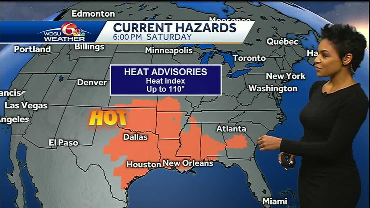 Videocast: Hot and steamy, storms around