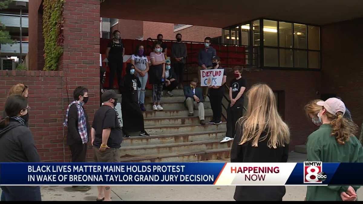 Black Lives Matter Maine protest held in Portland in response to ...