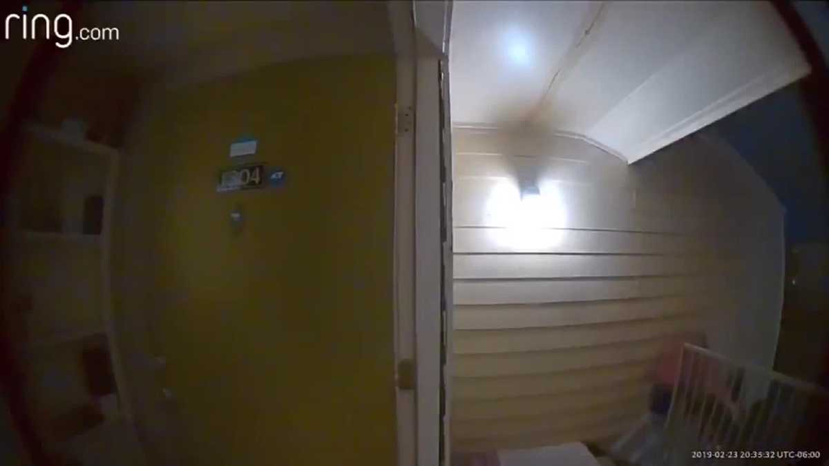 Surveillance footage captures scary moment when couple fights back ...
