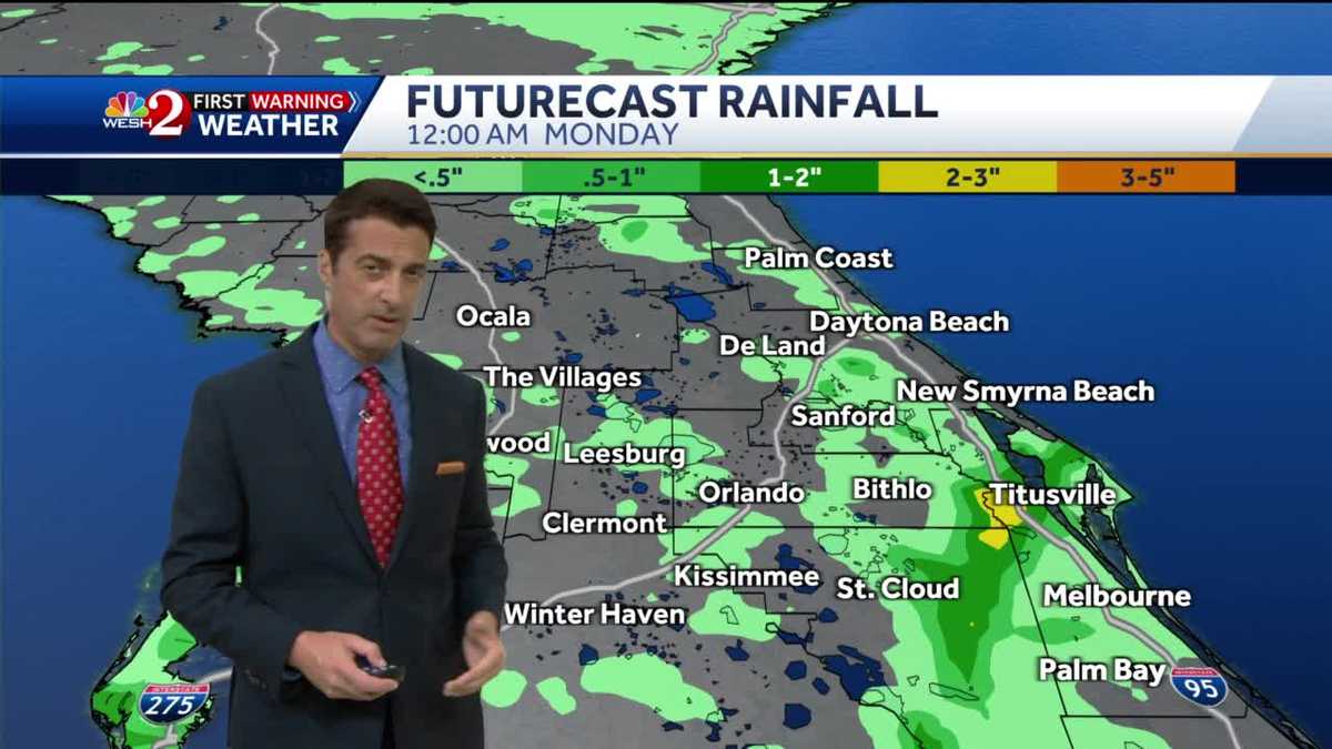 Moisture returning in Central Florida, heat forecast next week