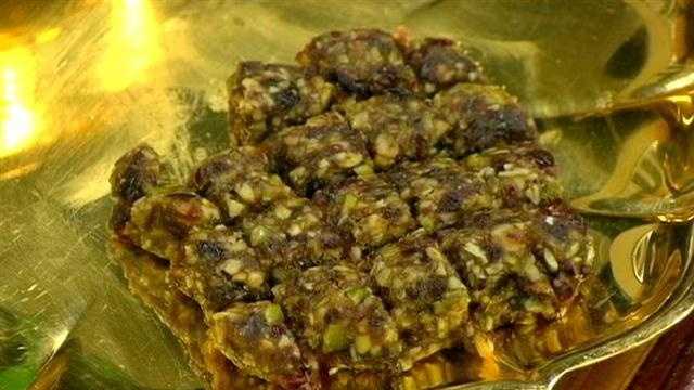 Fruit and nut bon-bons