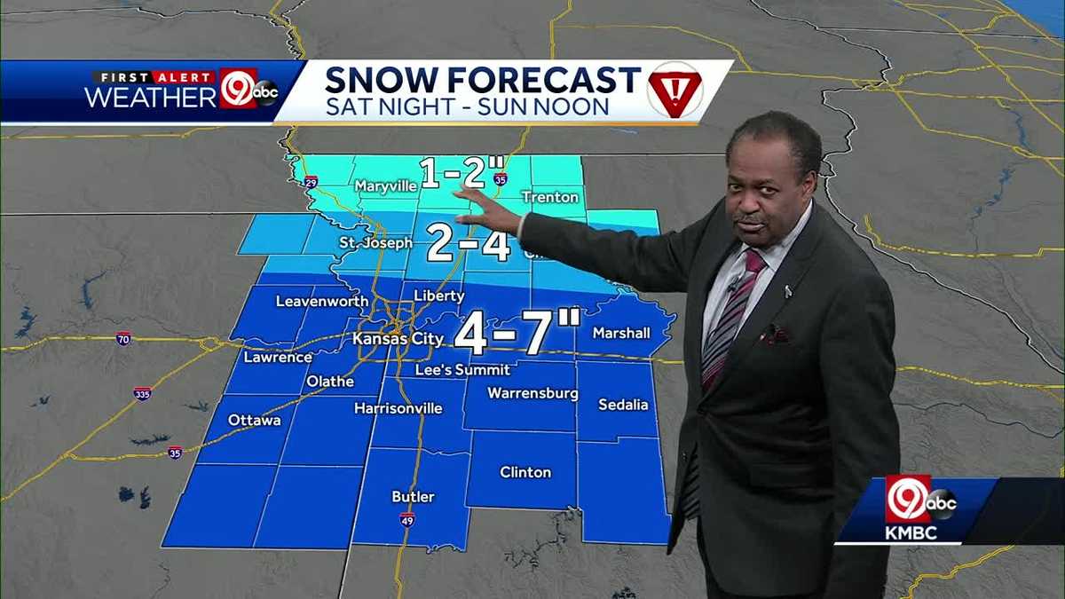 Winter storm to blanket KC with several inches of snow