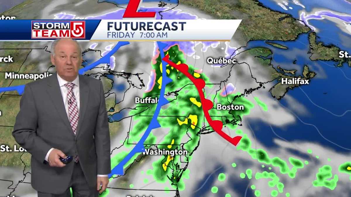 Video: More rain approaching for Friday