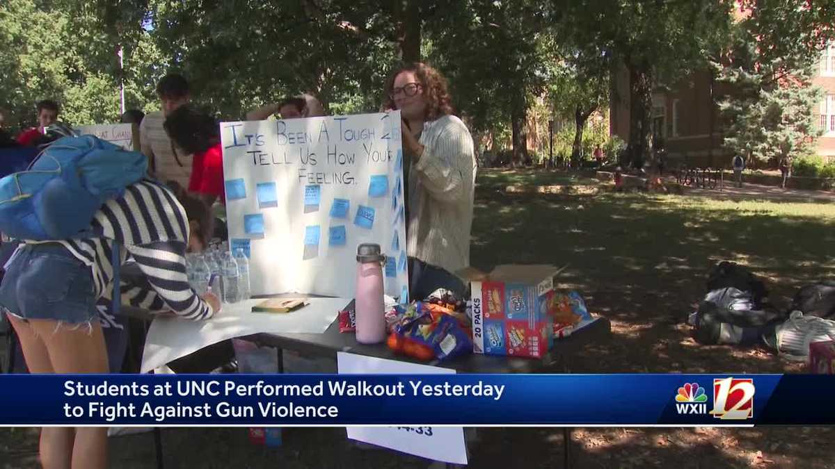 UNC-Chapel Hill students are demanding action against gun violence