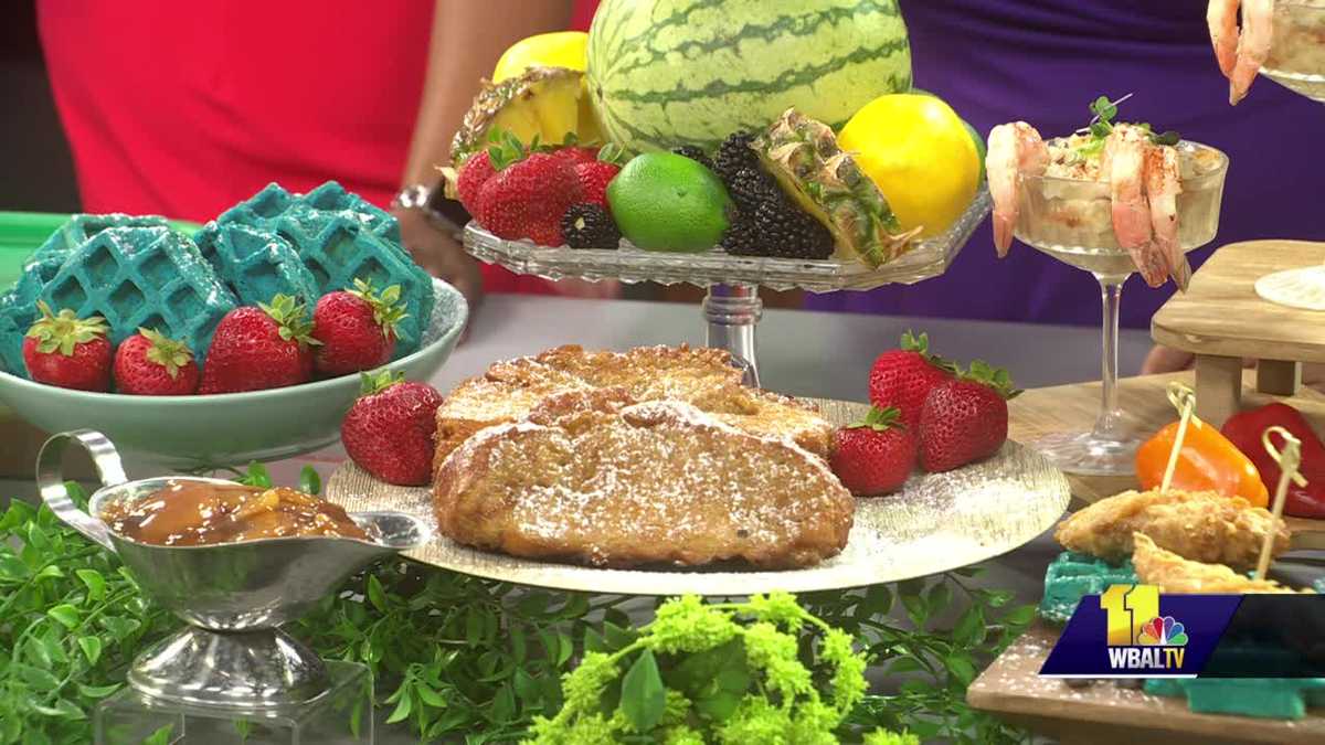 Preview of the food from Baltimore Met Gala