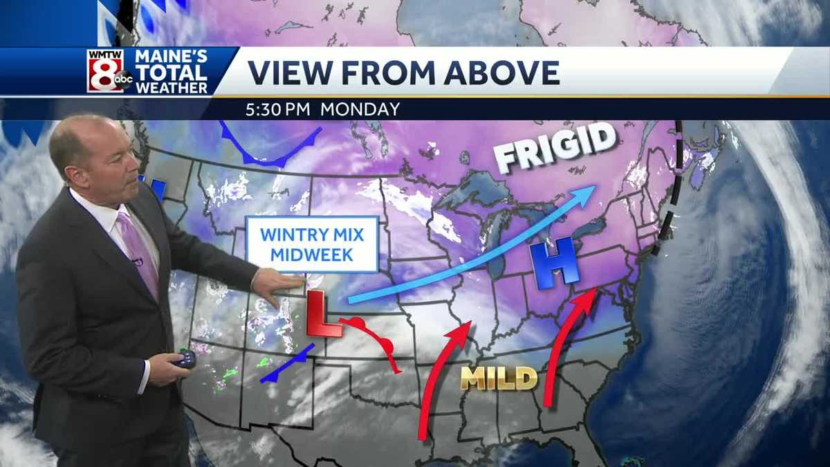Icy winds and frigid temperatures through the night