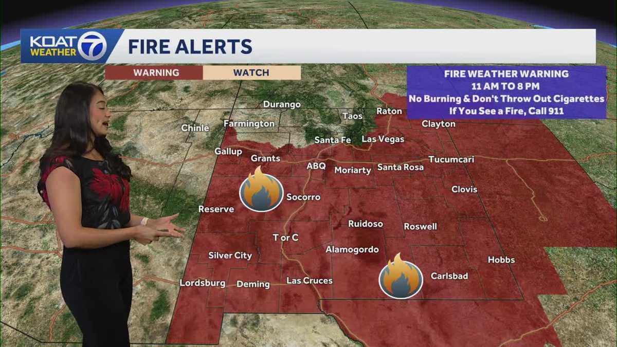 Critical Fire Danger with Gusty Winds.