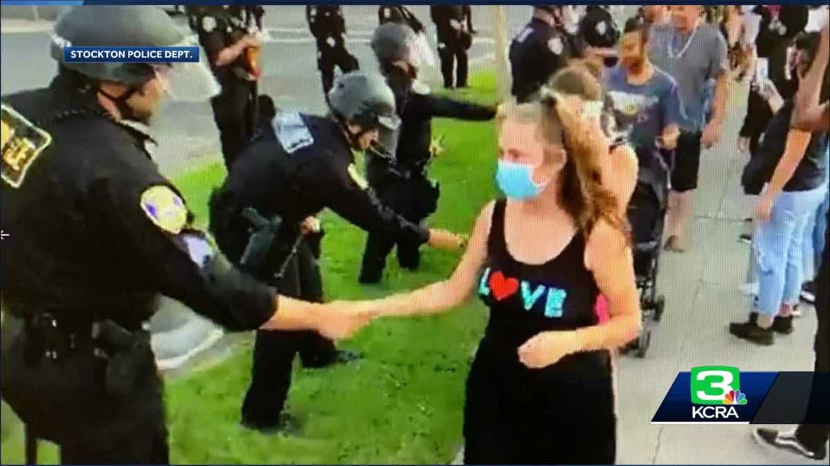 A look at the peaceful George Floyd protest in Stockton