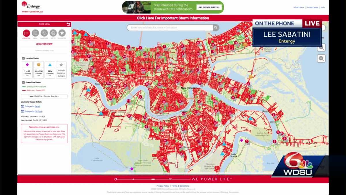 Entergy spokesperson explains how Hurricane Zeta power restoration will ...