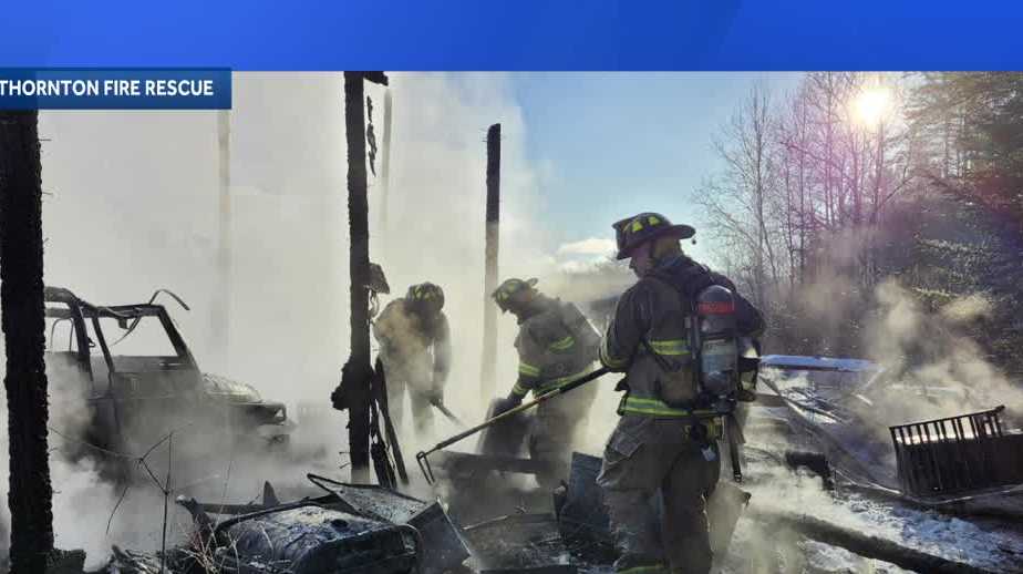 Crews battle garage fire in Campton Friday, officials say