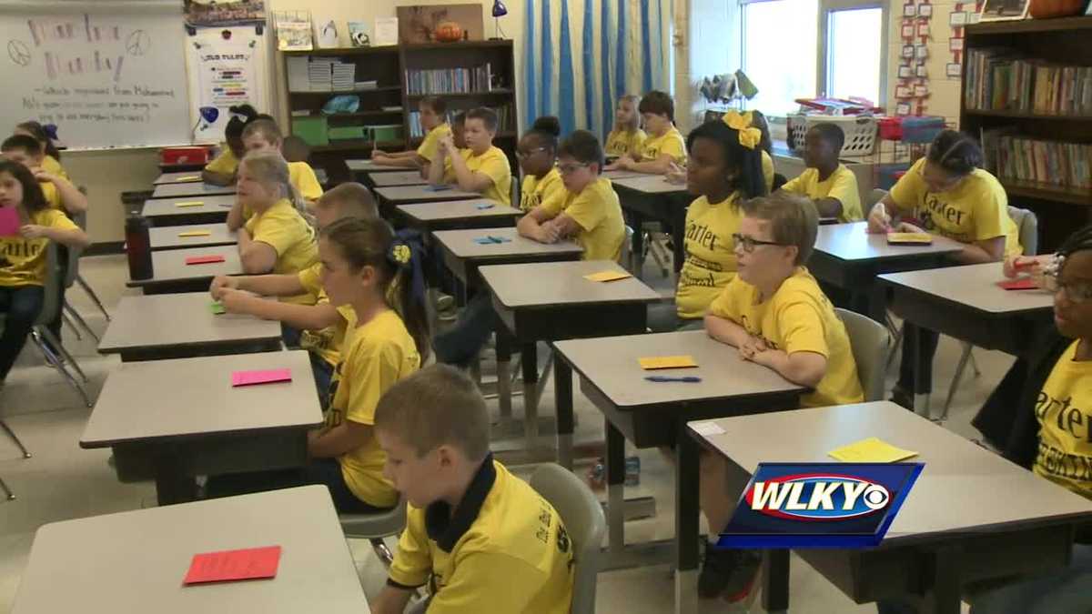Carter Traditional Elementary students standing up to bullies