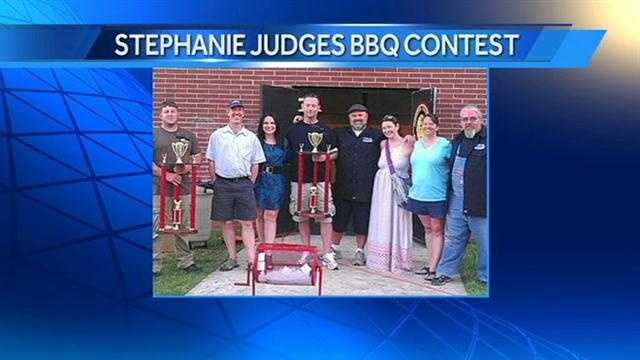 WXII 12's Stephanie judges BBQ contest