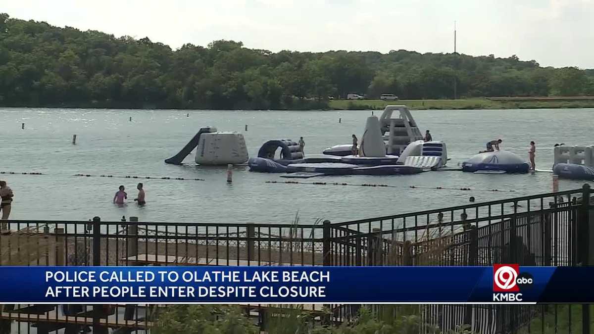 Beach at Olathe Lake closed due to overnight vandalism