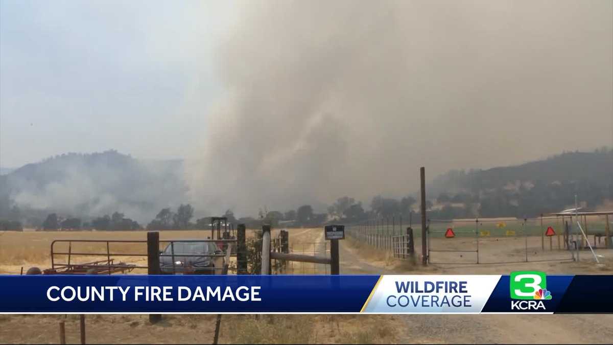 Smoke hangs over Yolo County as fire fight continues