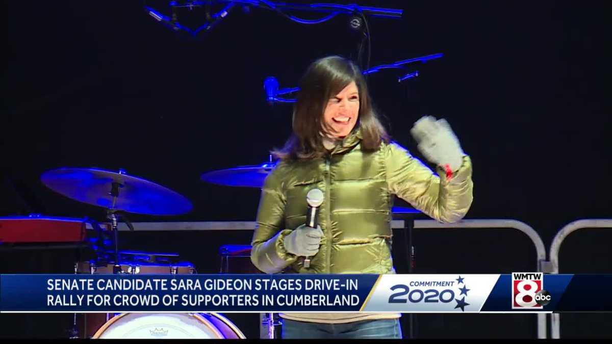 Gideon hosts drive-in rally on final weekend of campaign