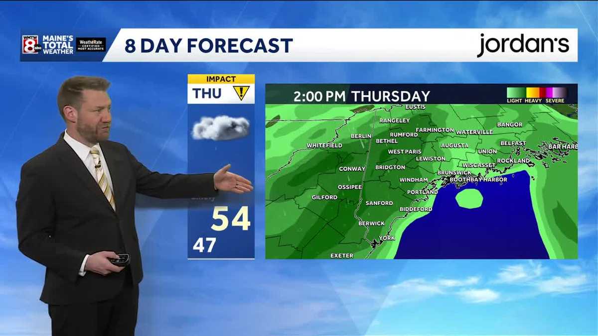 Rainy stretch takes aim midweek