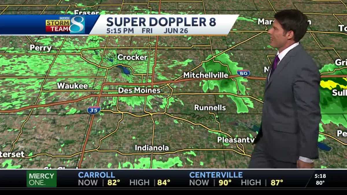 Storms headed to Eastern Iowa