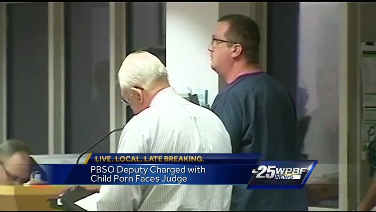 PBSO Deputy charged with child porn faces judge