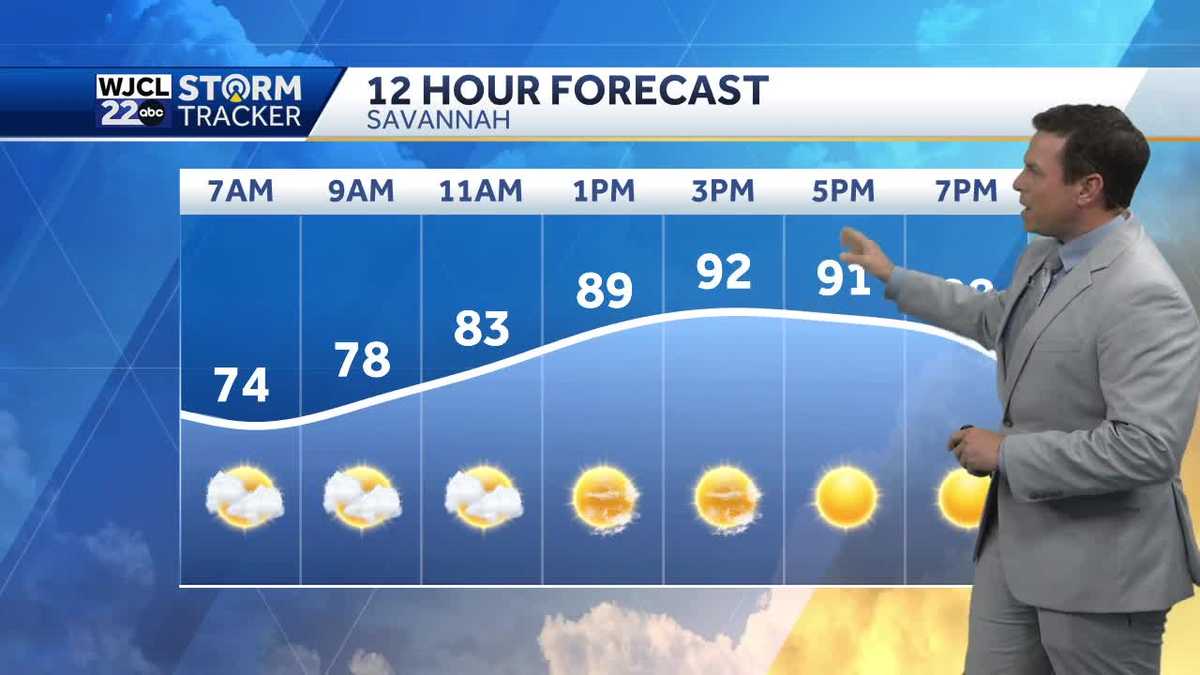 Hot weather next few days but cooler weather is on the way