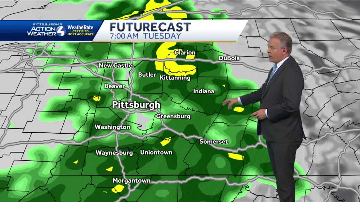 Rain on Tuesday