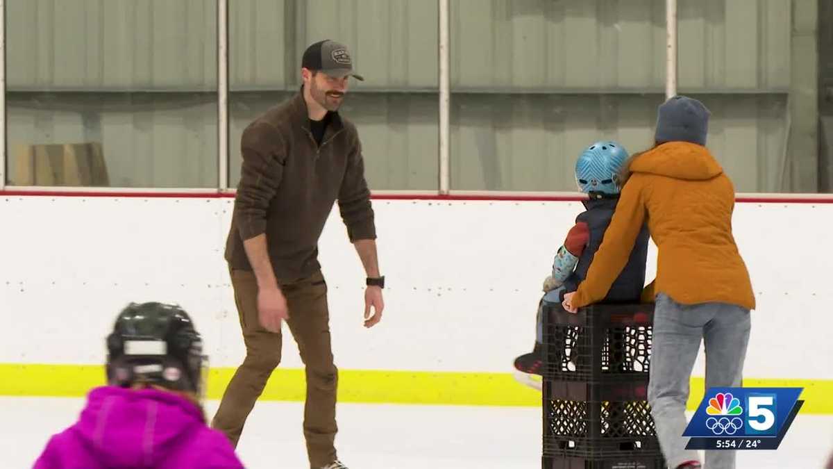 Families in Rutland enjoy holiday ice skating thanks to a Christmas Eve ...