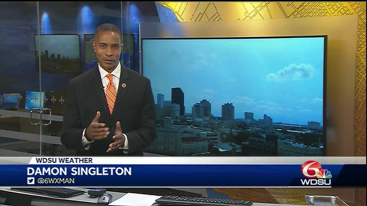 A hot Sunday with scattered rain