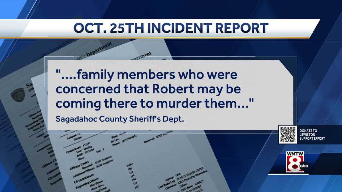 Gunman's family feared attack on night of Lewiston mass shootings