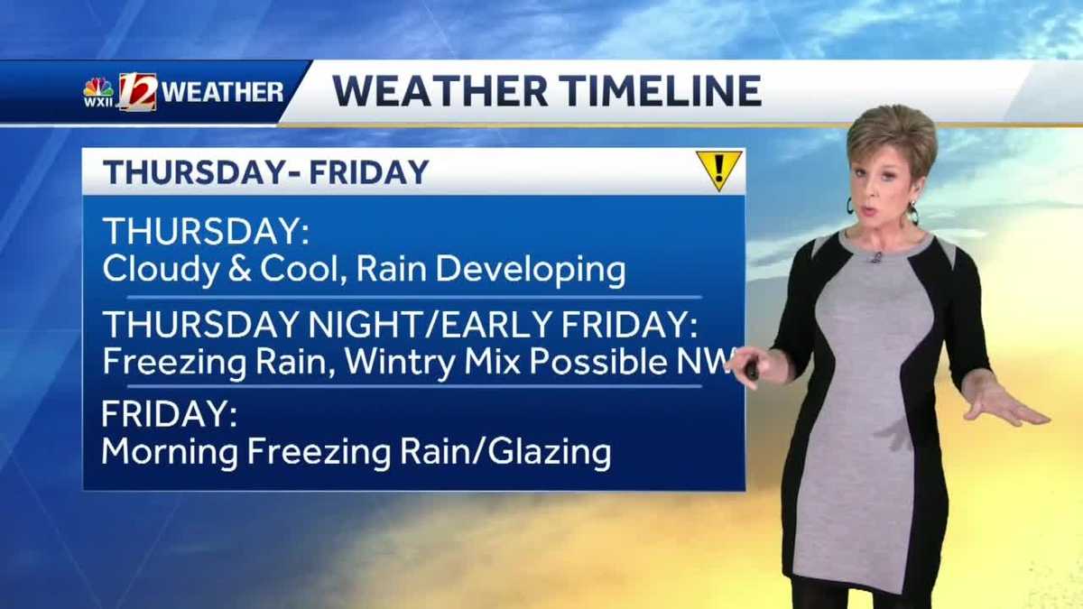 WATCH: Rain Thursday, touch wintry into Friday