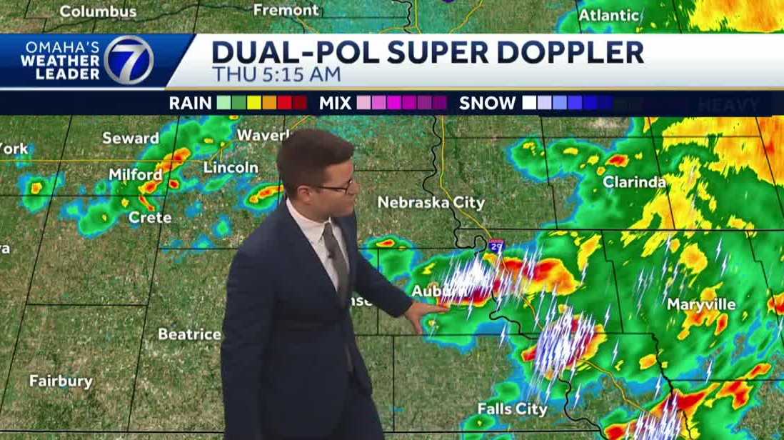 Omaha morning weather forecast for Thursday, July 24