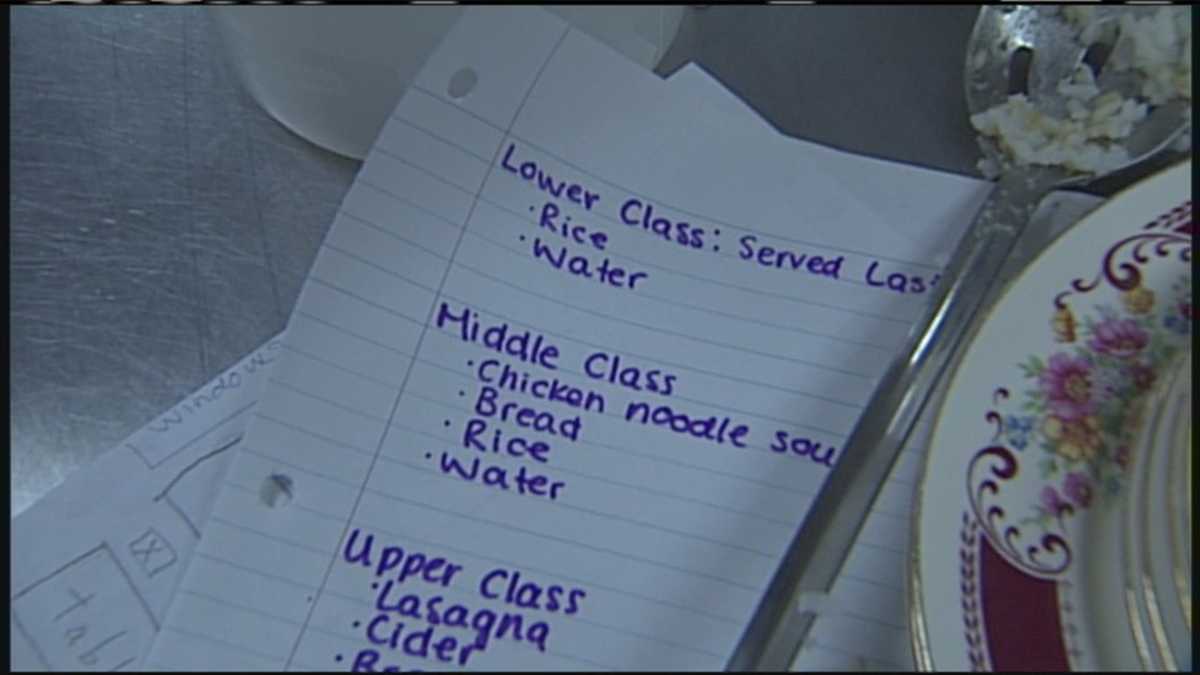 Hunger banquet serves lessons