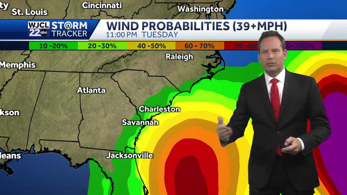 Savannah: Tracking tropical depression nine