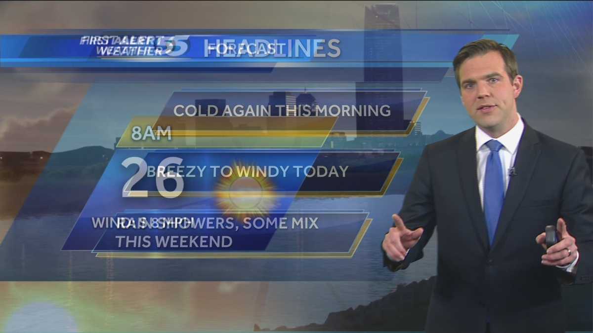 Warmer today, but rather windy