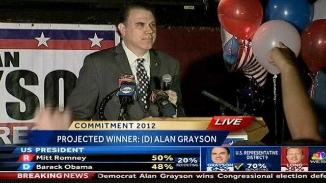Alan Grayson speaks about congressional 'comeback'