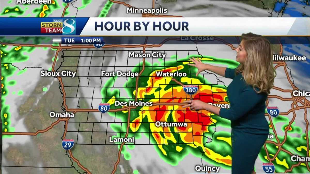 Two systems bring heavy rain, storms to Iowa