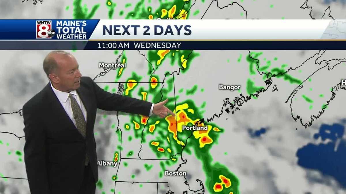 Dry again tomorrow but changes expected Wednesday.