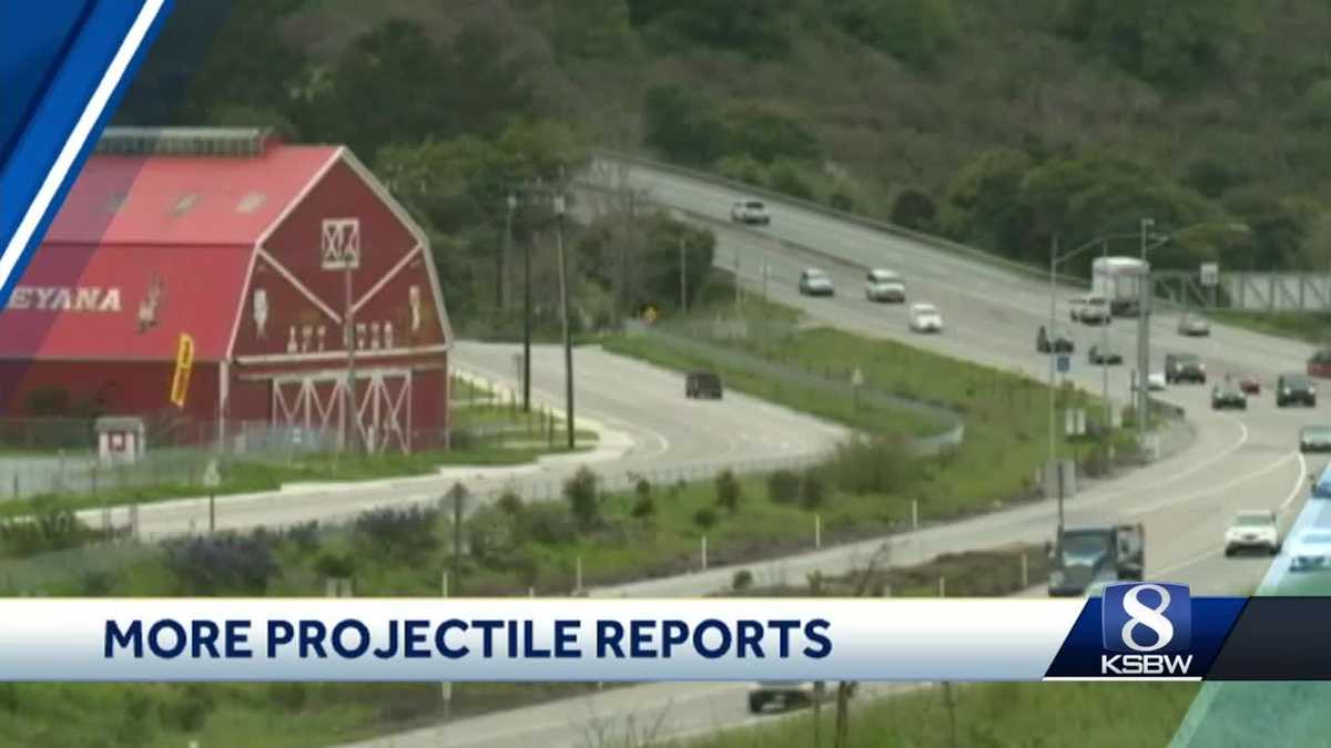 Man hospitalized after projectile shatters car window on Highway 101