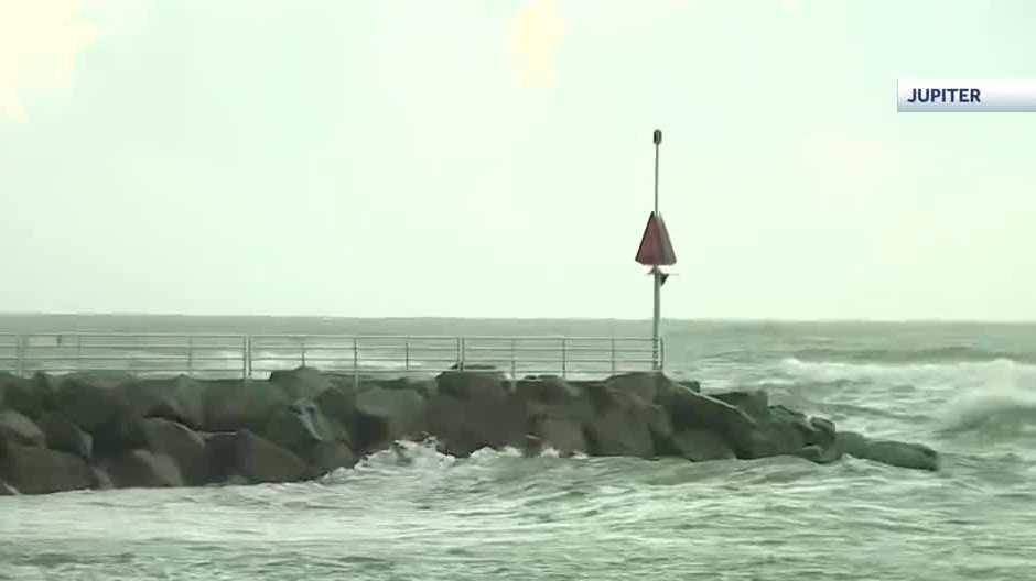 Rain and wind causing dangerous beach conditions across Florida