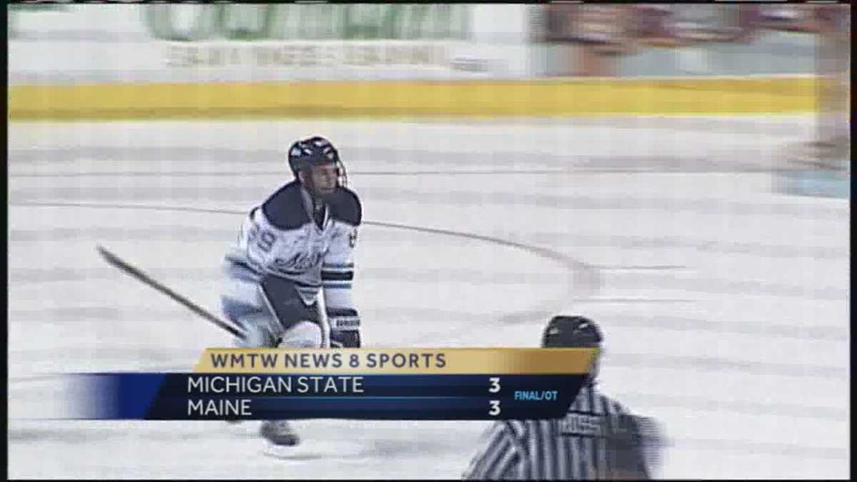 Maine ties Michigan State in Ice Breaker Tourney