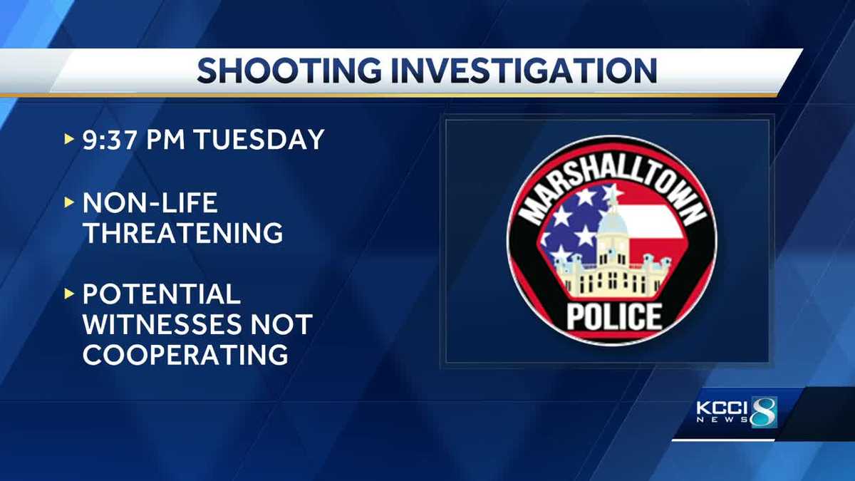 Marshalltown shooting: Police looking for shooter that injured one
