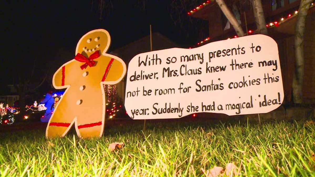 Neighborhood transforms into Gingerbread Lane