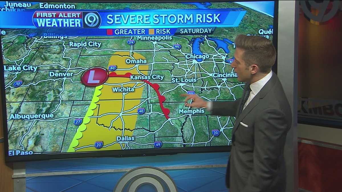 Tracking possible severe storms this weekend