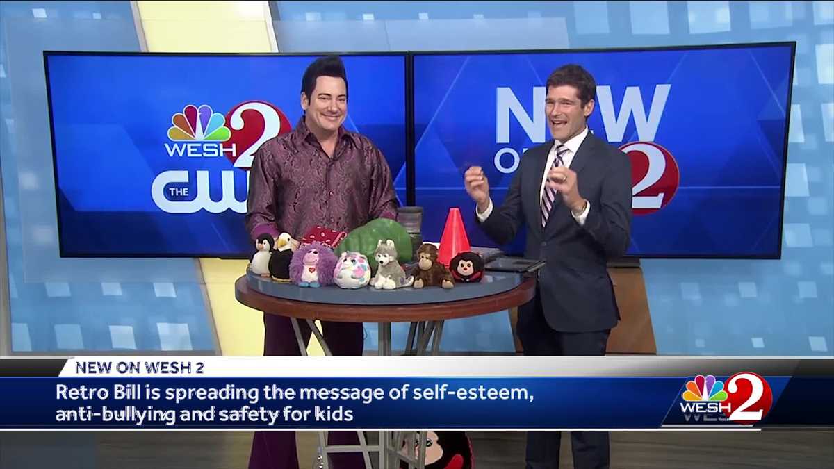 Retro Bill spreading message of self-esteem, anti-bullying