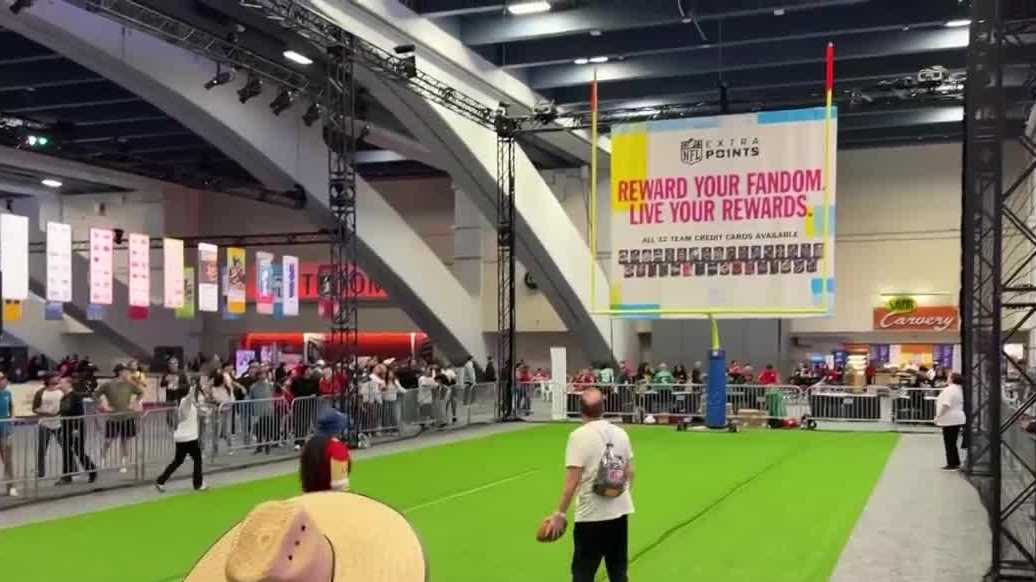 Super Bowl Fan Experience lets fans test skills