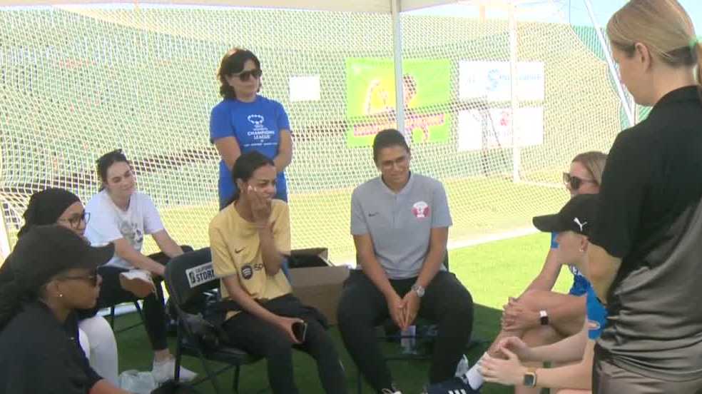 ‘Empowering’: Women Qatari soccer players meet with California Storm ...