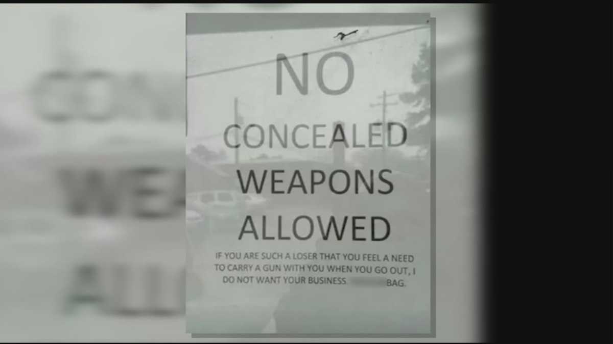 SC bar owner gets backlash after posting no concealed weapons sign