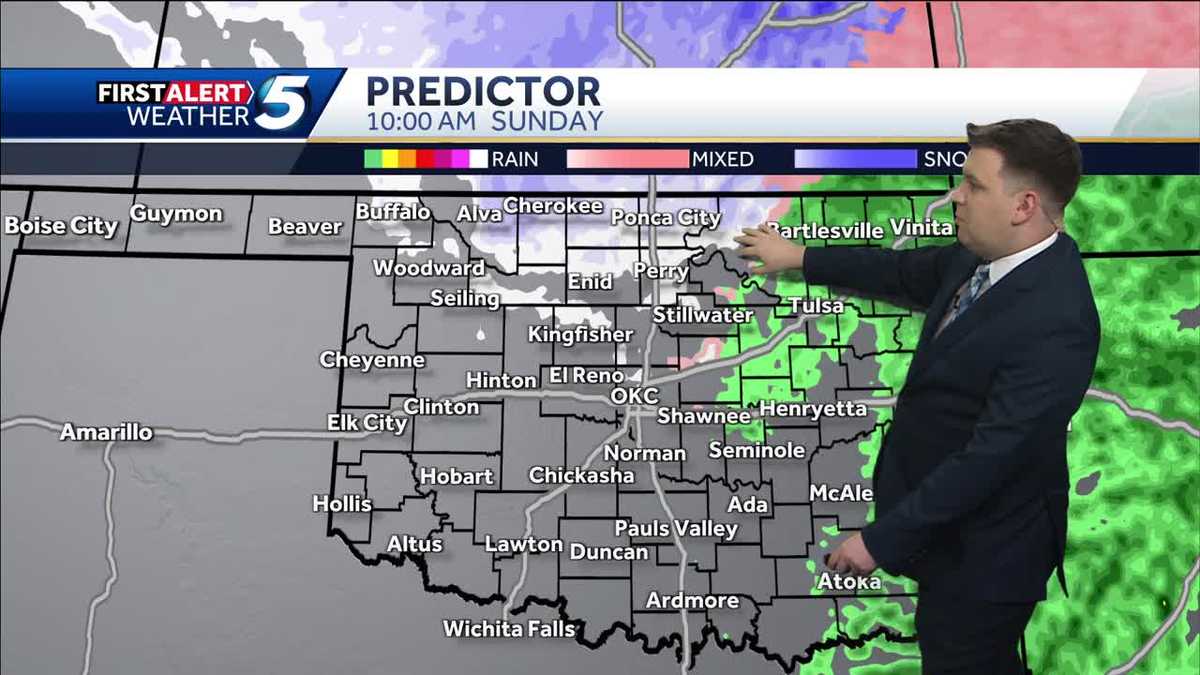 Winter Weather Timeline For Sunday