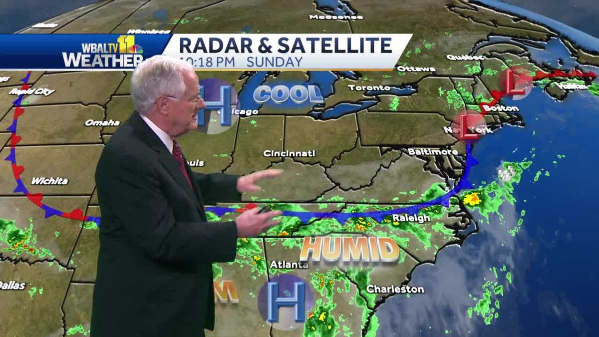 Temps return to upper 80s Monday