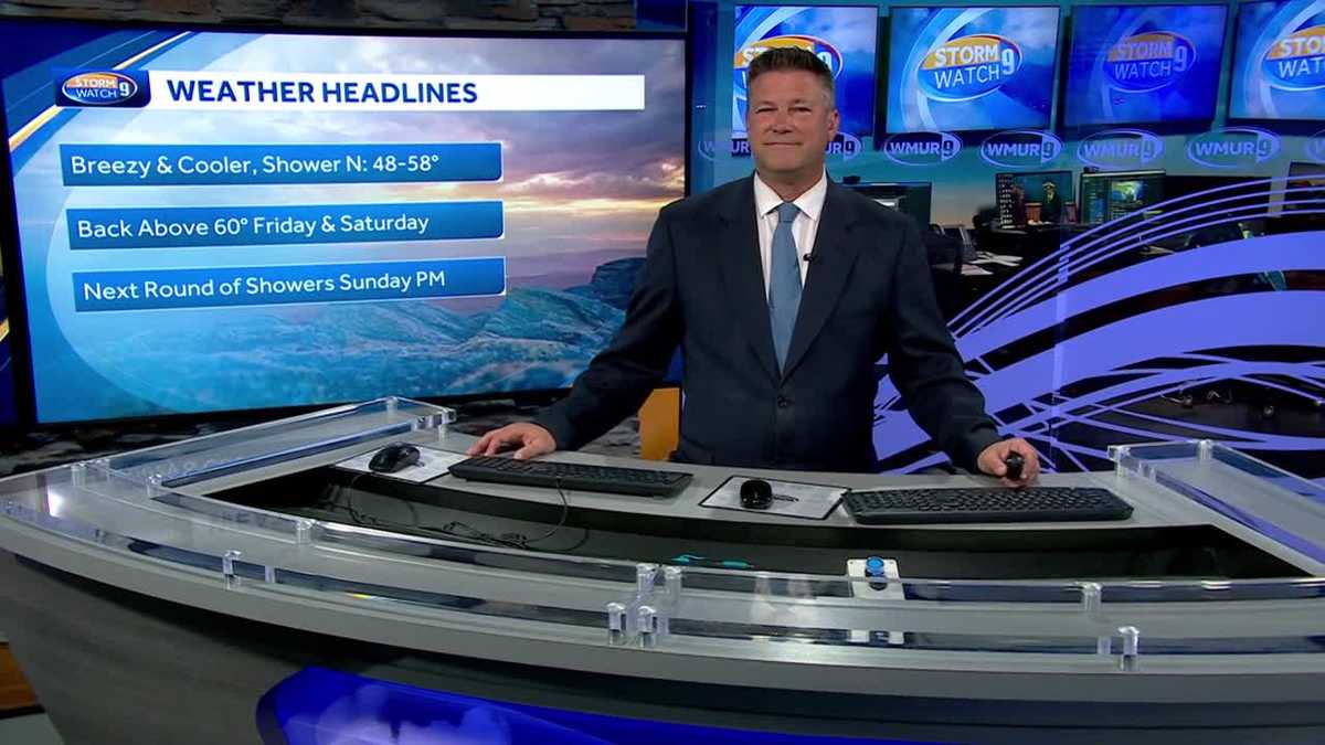 NH forecast video: Brisk winds for afternoon